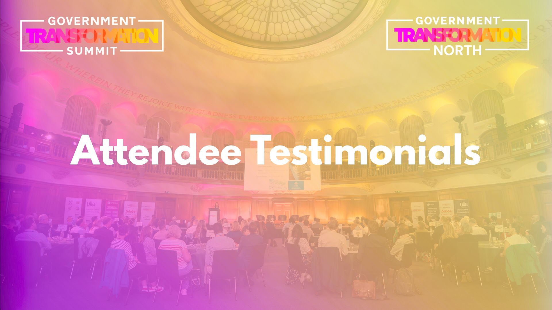 Government Transformation Summit Testimonials